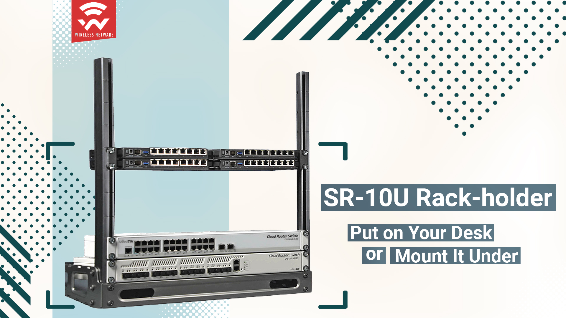 SR-10U Rack: On or Under Your Desk